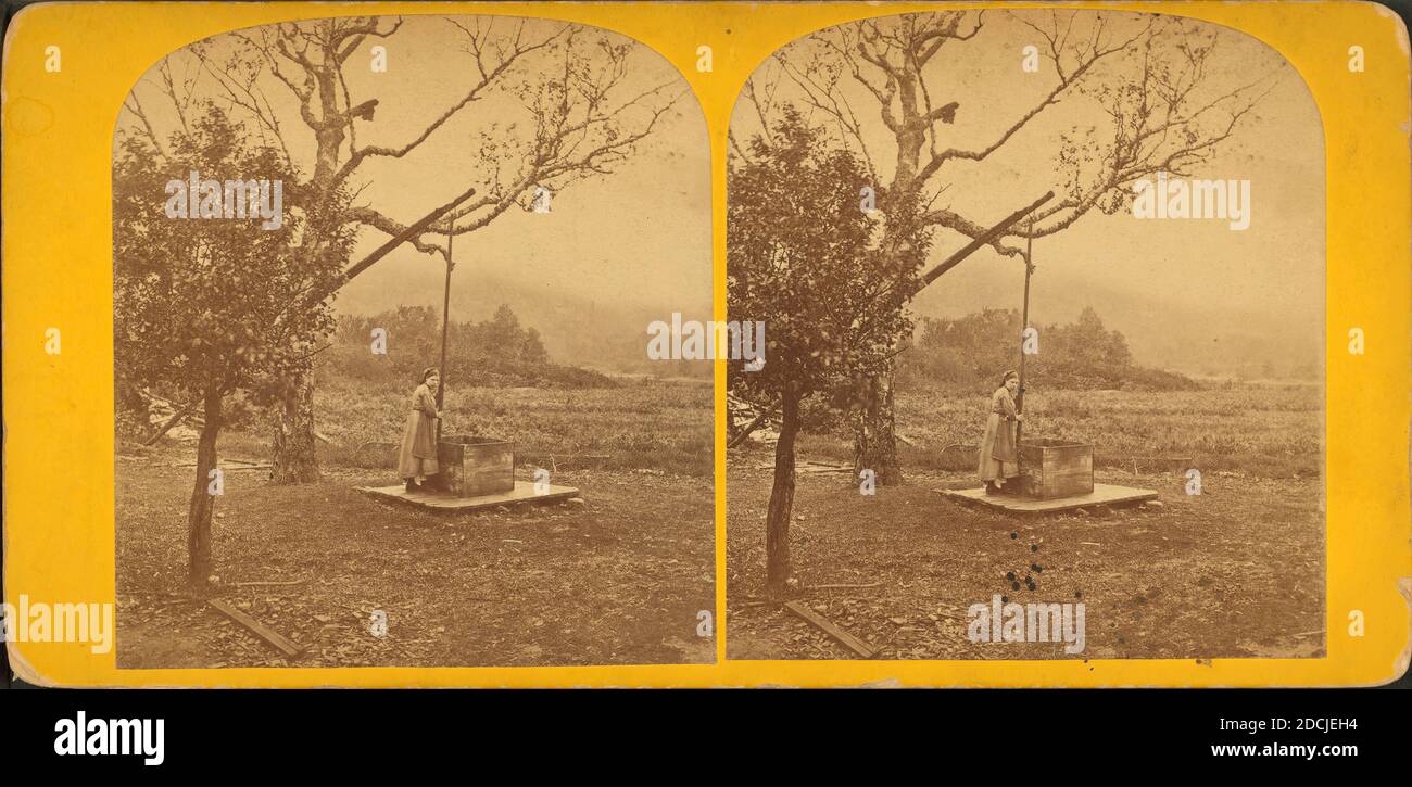 Louisa at the Well., still image, Stereographs, 1850 - 1930, Heywood ...