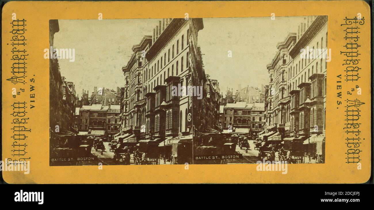 Brattle St., Boston., still image, Stereographs, 1850 - 1930 Stock ...