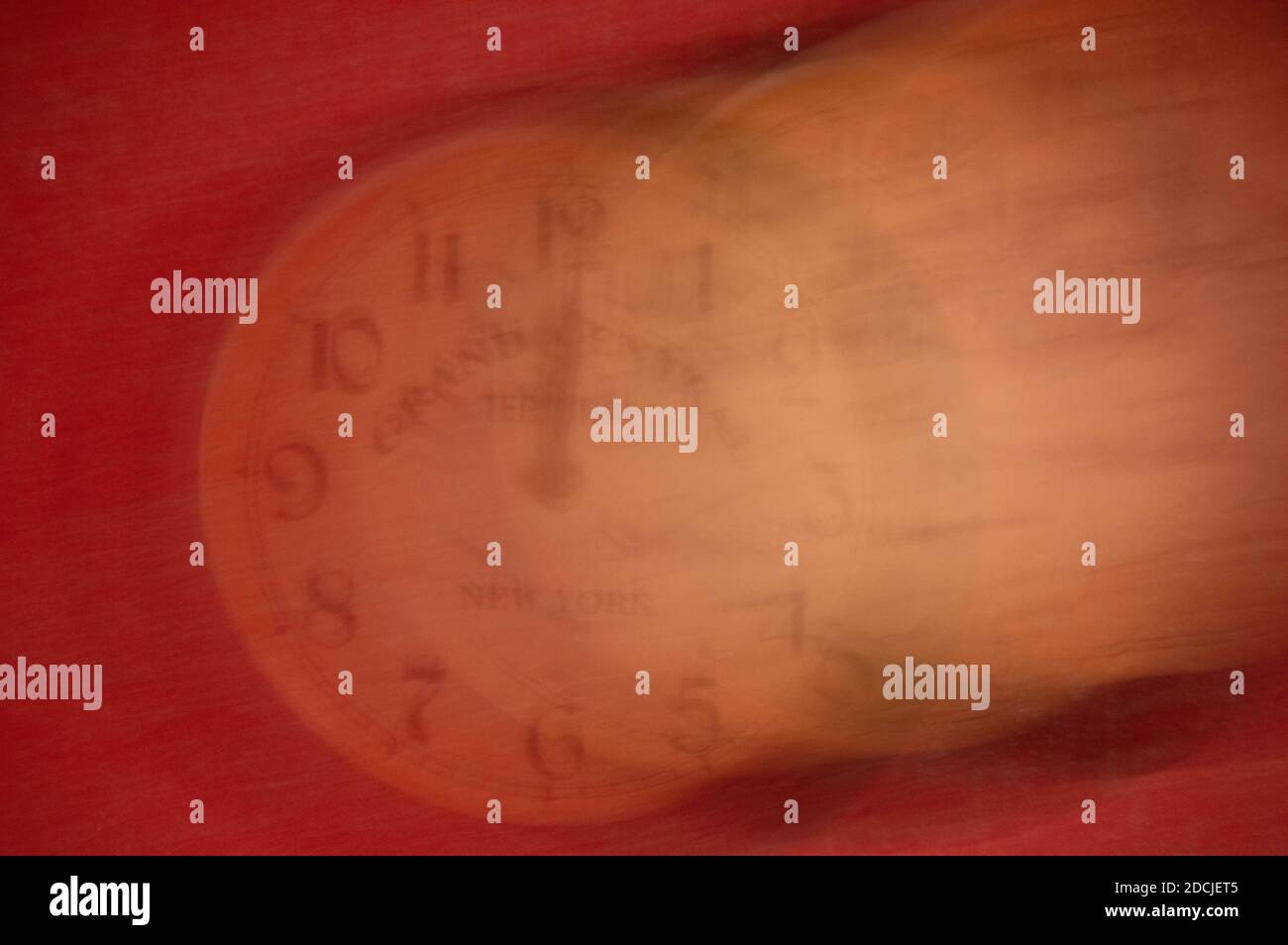 Steel clock white background hi-res stock photography and images - Alamy