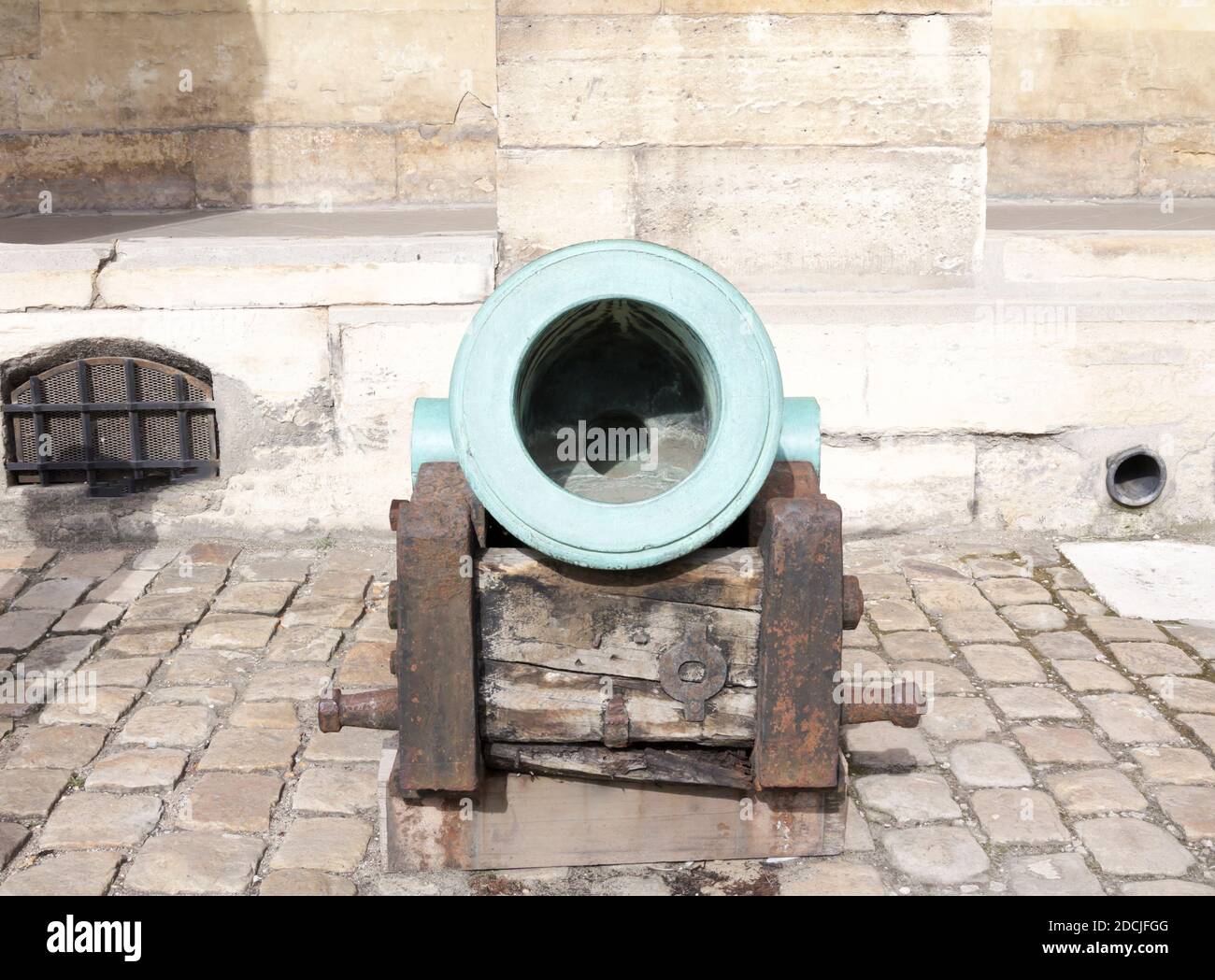 Historic artillery gun of Les Invalides in Paris. Les Invalides ...