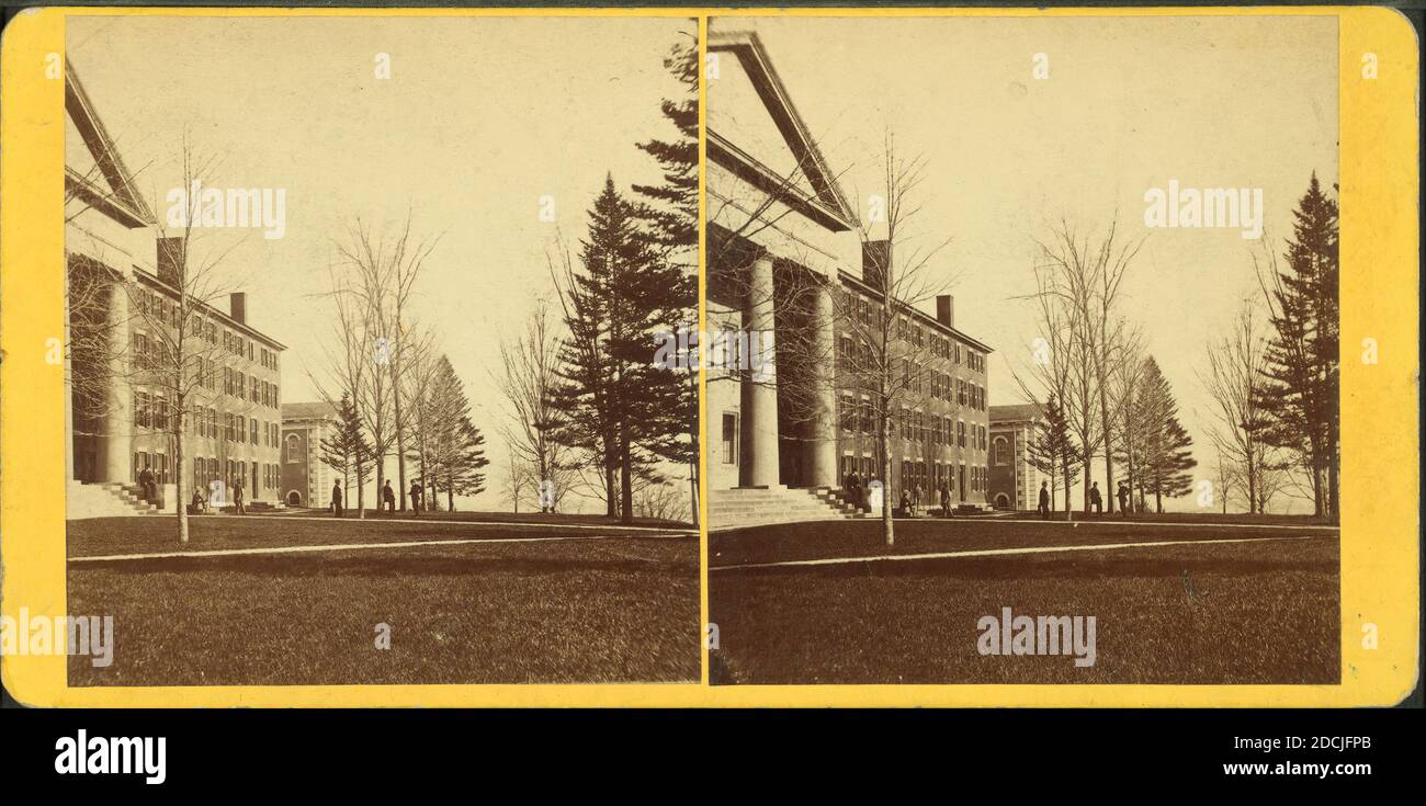 South college., still image, Stereographs, 1850 - 1930, Lovell, J. L ...