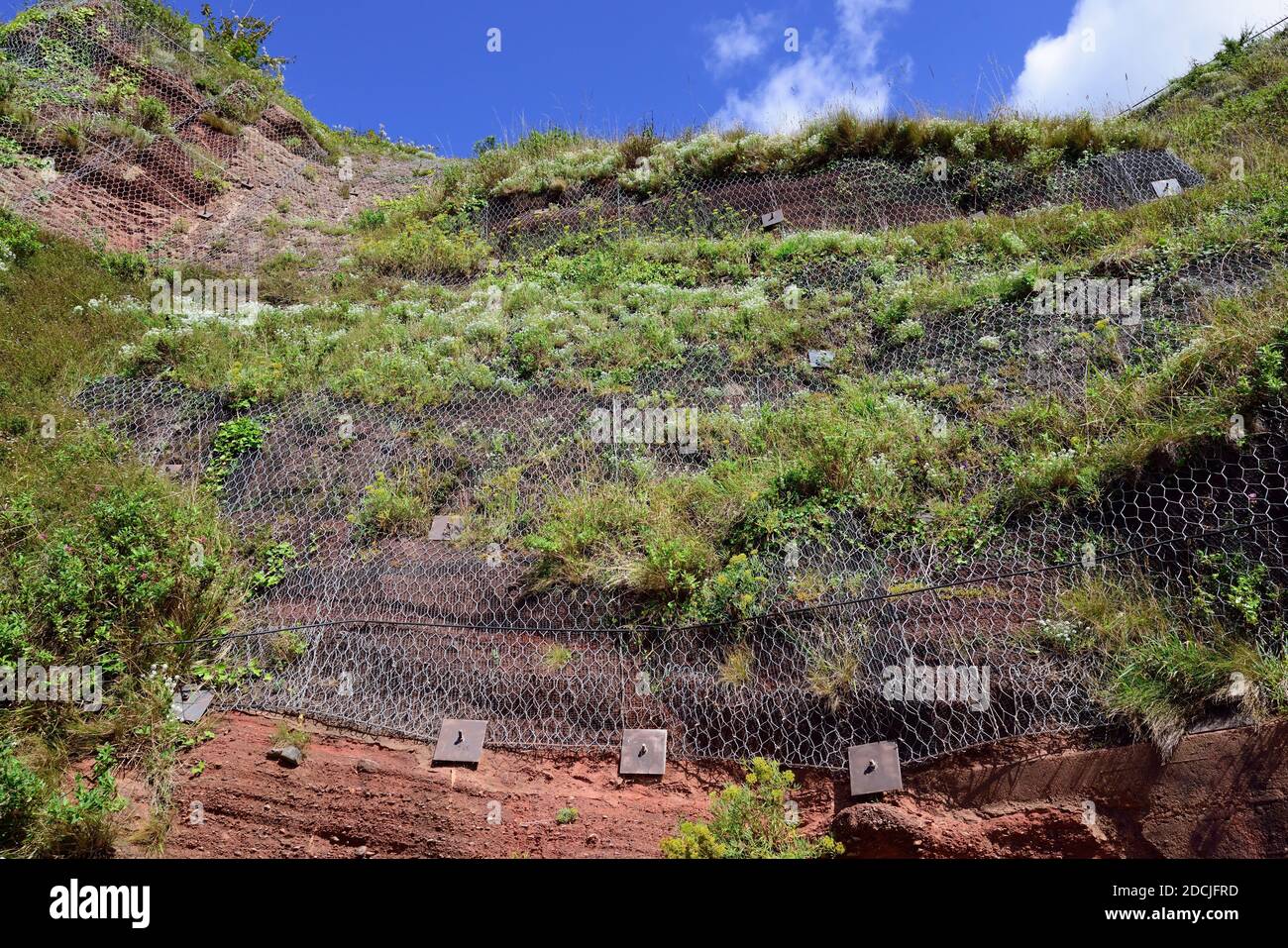 Rock safety netting hi-res stock photography and images - Alamy