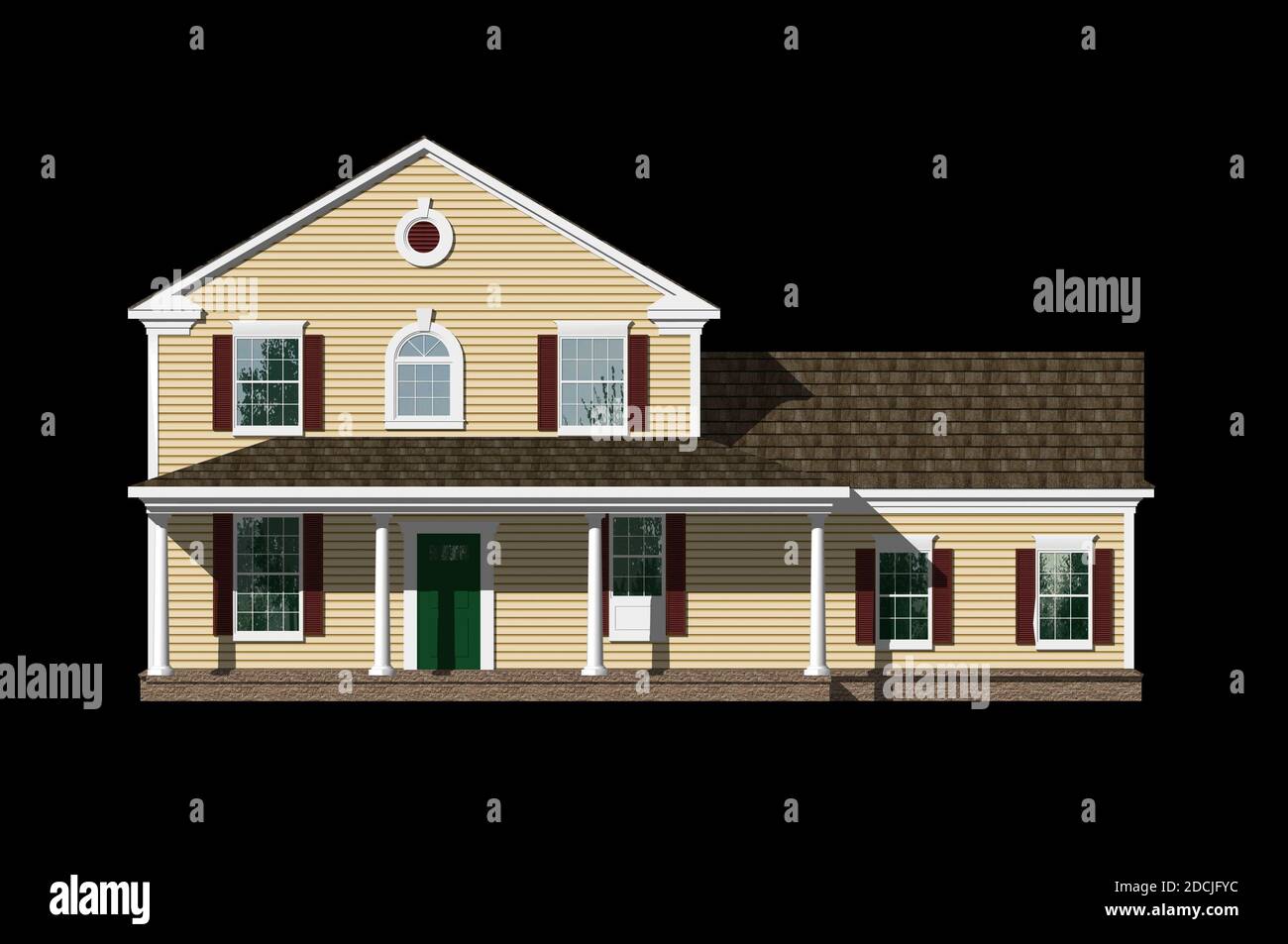 Elevation new facade showing window hi-res stock photography and images ...