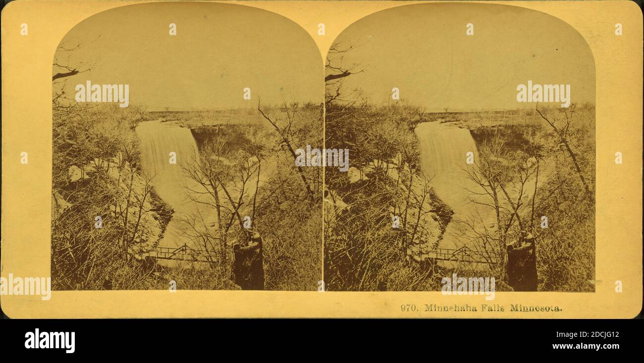 Minnehaha Falls, Minnesota., still image, Stereographs, 1850 - 1930 ...