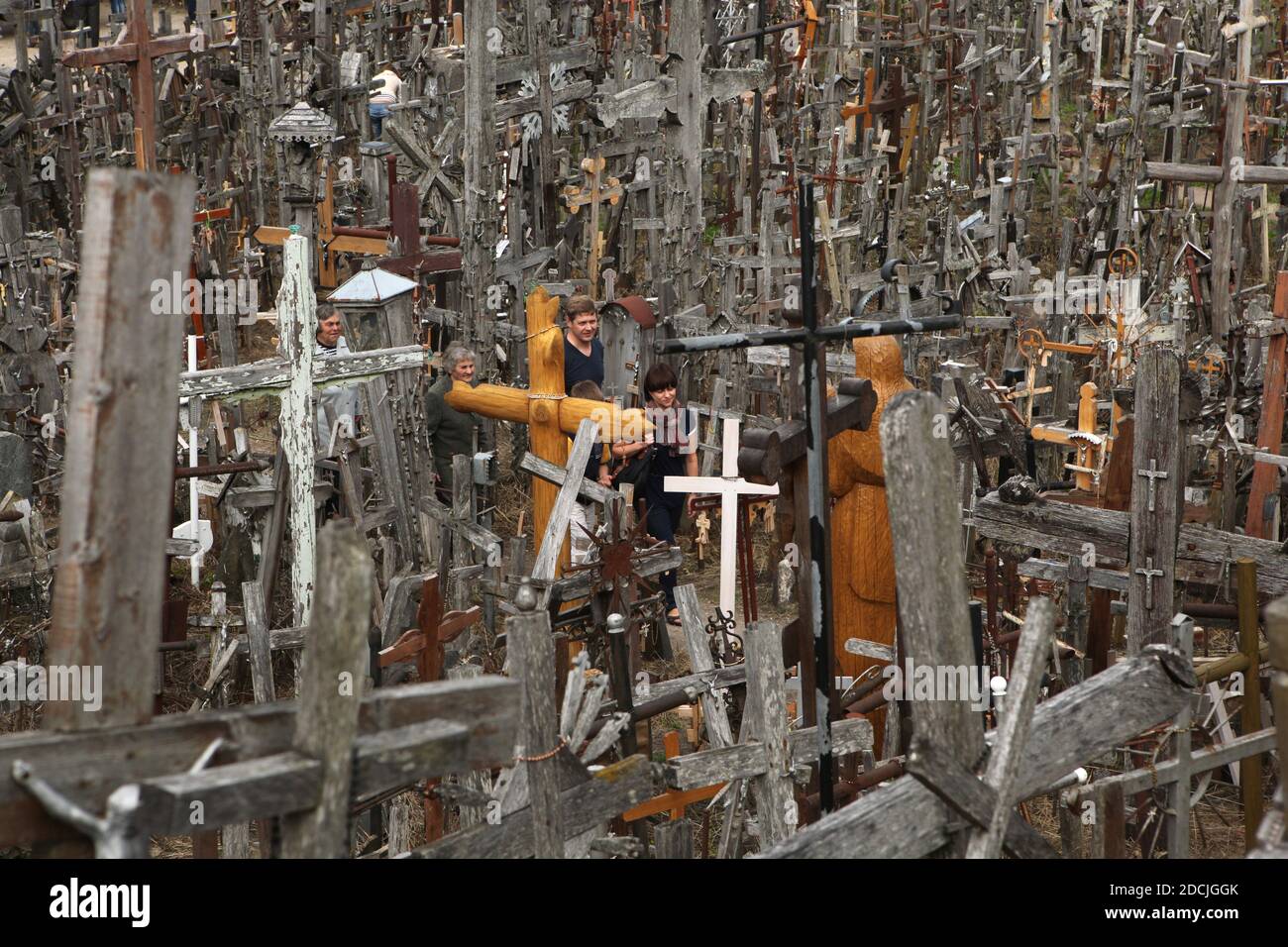 Hundreds small wooden crosses hi-res stock photography and images - Alamy