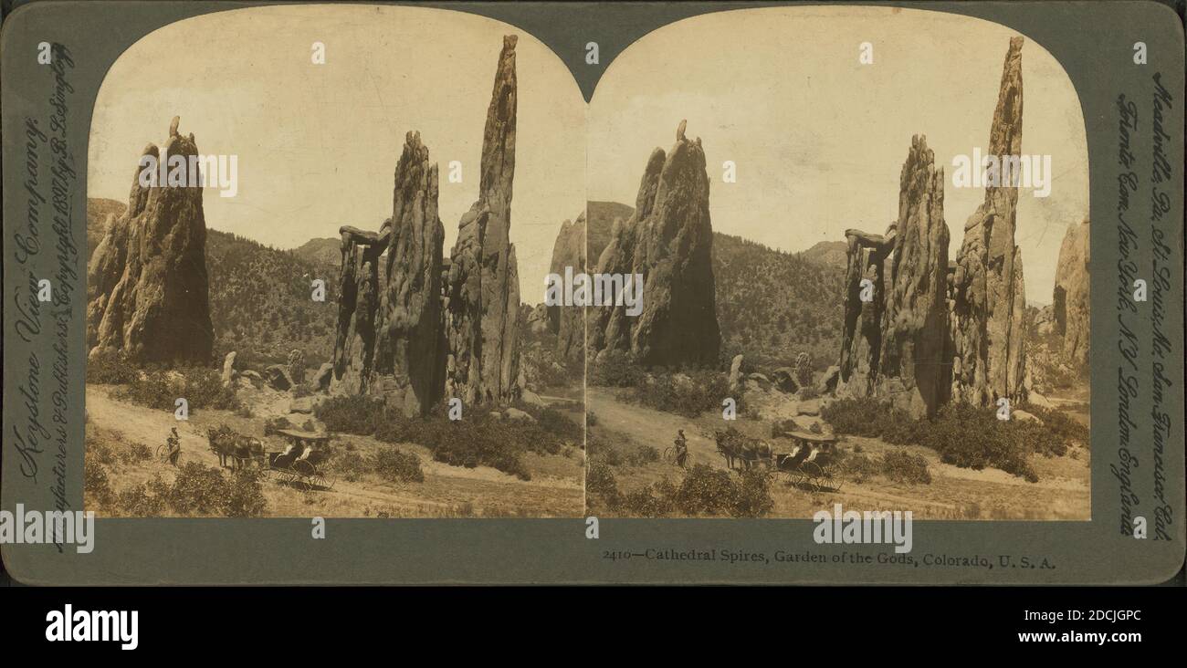 Cathedral Spires, Garden of the Gods, Colorado, U.S.A., still image ...
