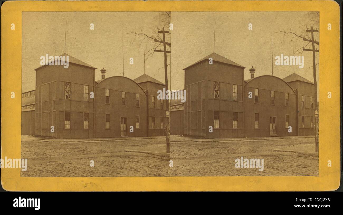 View of an unidentified factory., still image, Stereographs, 1850 ...
