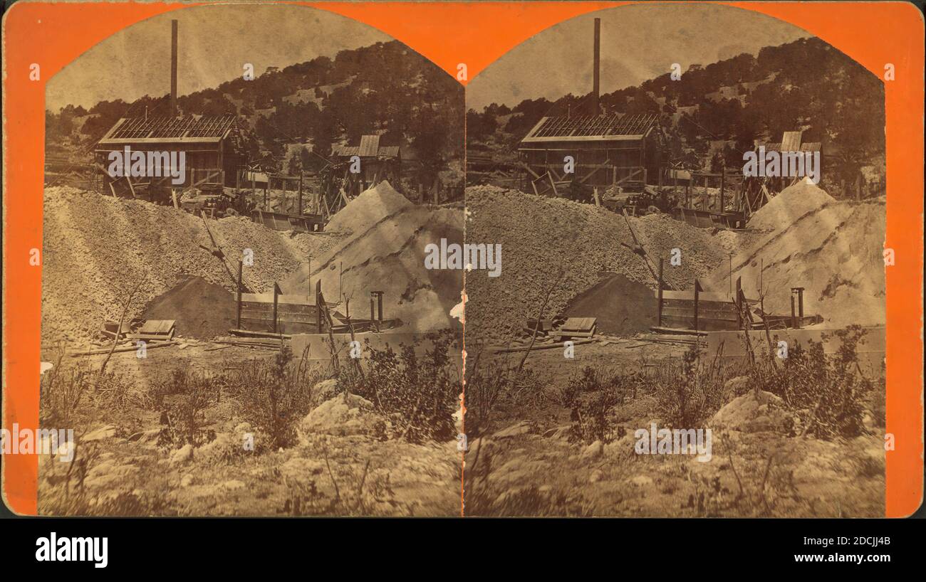 A large mine with slag heaps., still image, Stereographs, 1850 - 1930 ...