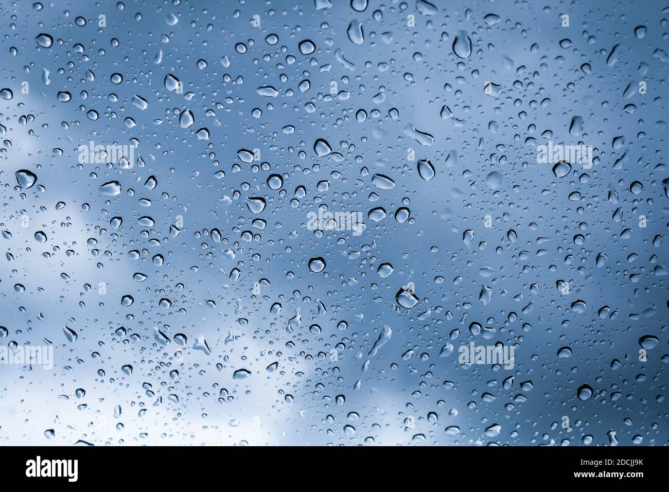 Wet glass background. Water drops Stock Photo - Alamy