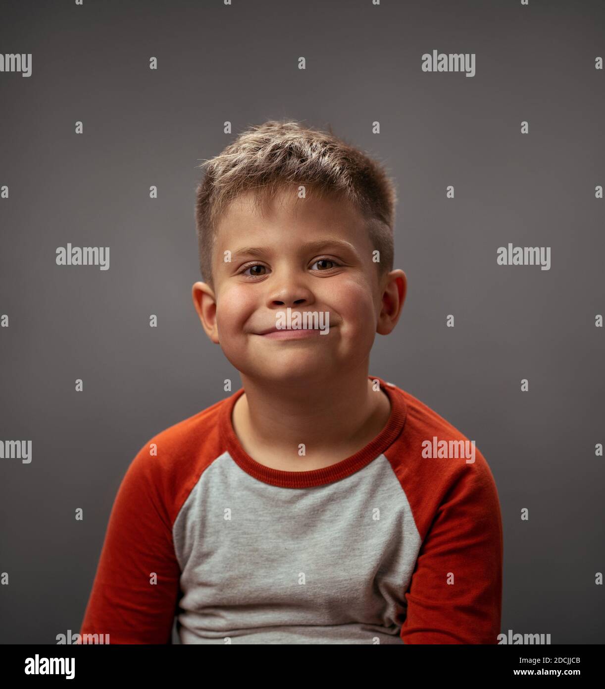 Little boy toddler adorable cute portrait. Smiling little boy full of ...