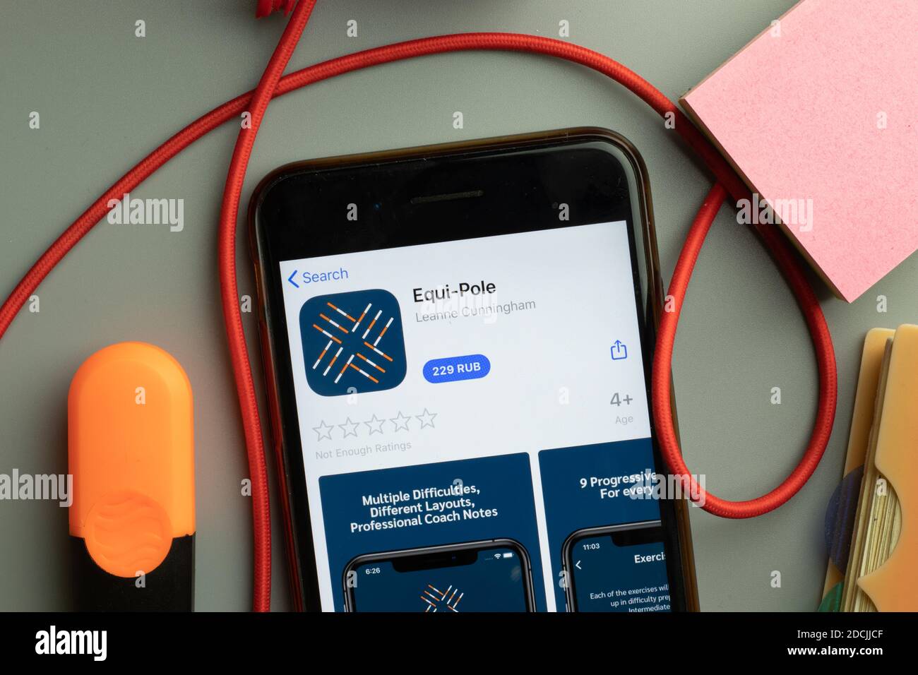 New York, United States - 7 November 2020: Equi-Pole app store logo on ...