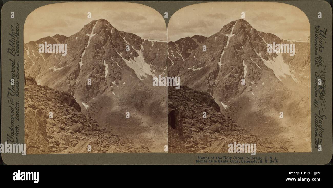 Mount of the Holy Cross, Colorado, U.S.A., still image, Stereographs ...
