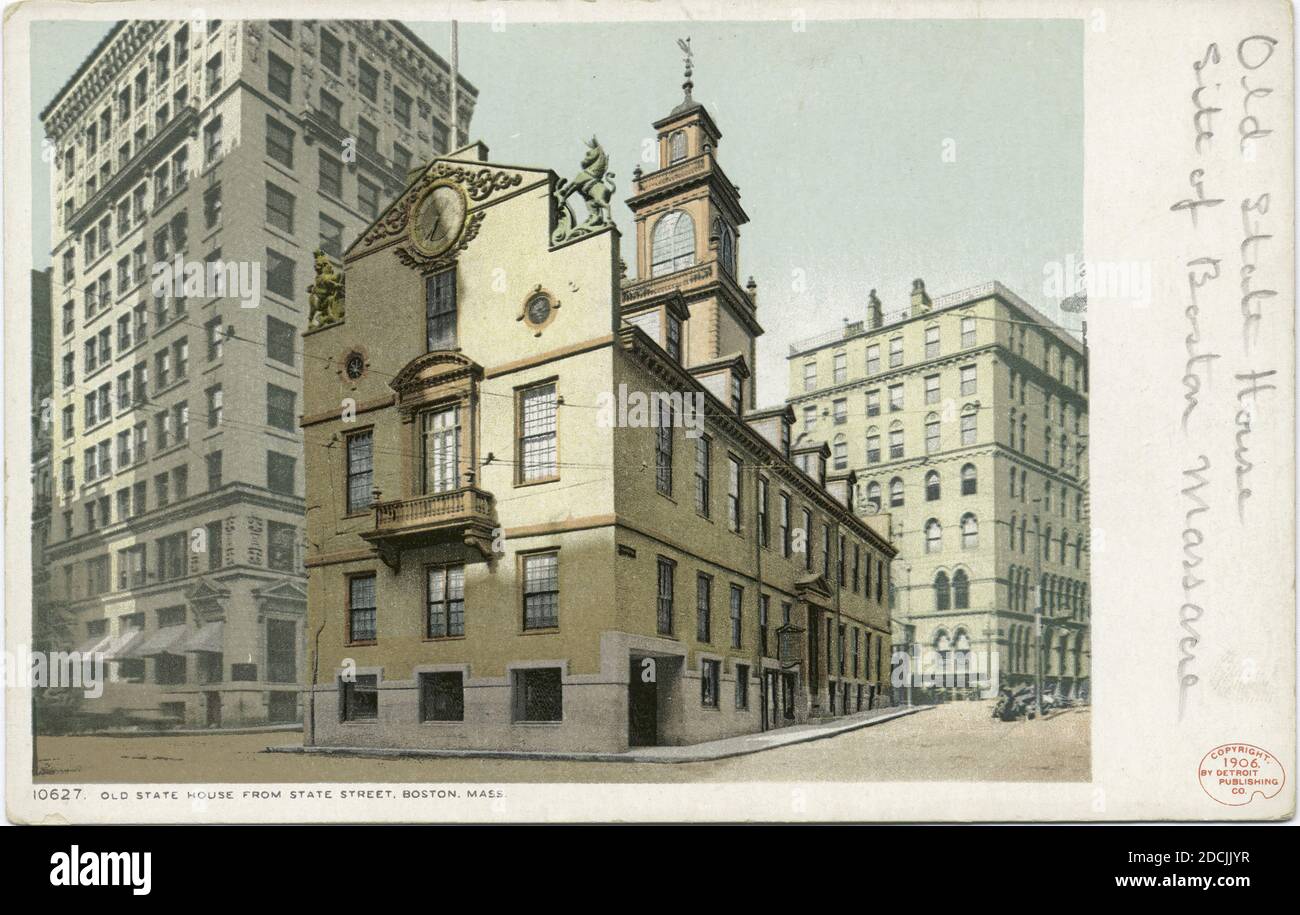 Old State House from State Street, Boston, Mass., still image ...