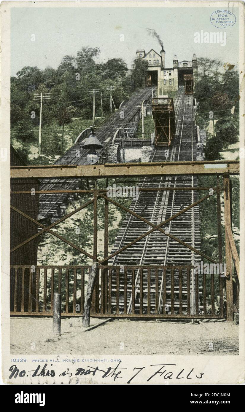 Price's Hill Incline, Cincinnati, Ohio, still image, Postcards, 1898 ...