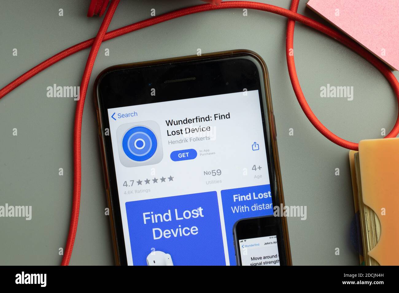 New York, United States - 7 November 2020: Wunderfind Find Lost Device ...