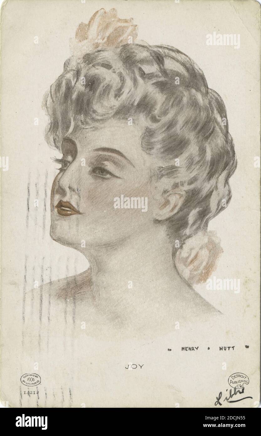 Joy, (Hutt Girls), Harper Cartoons, still image, Postcards, 1898 - 1931 ...