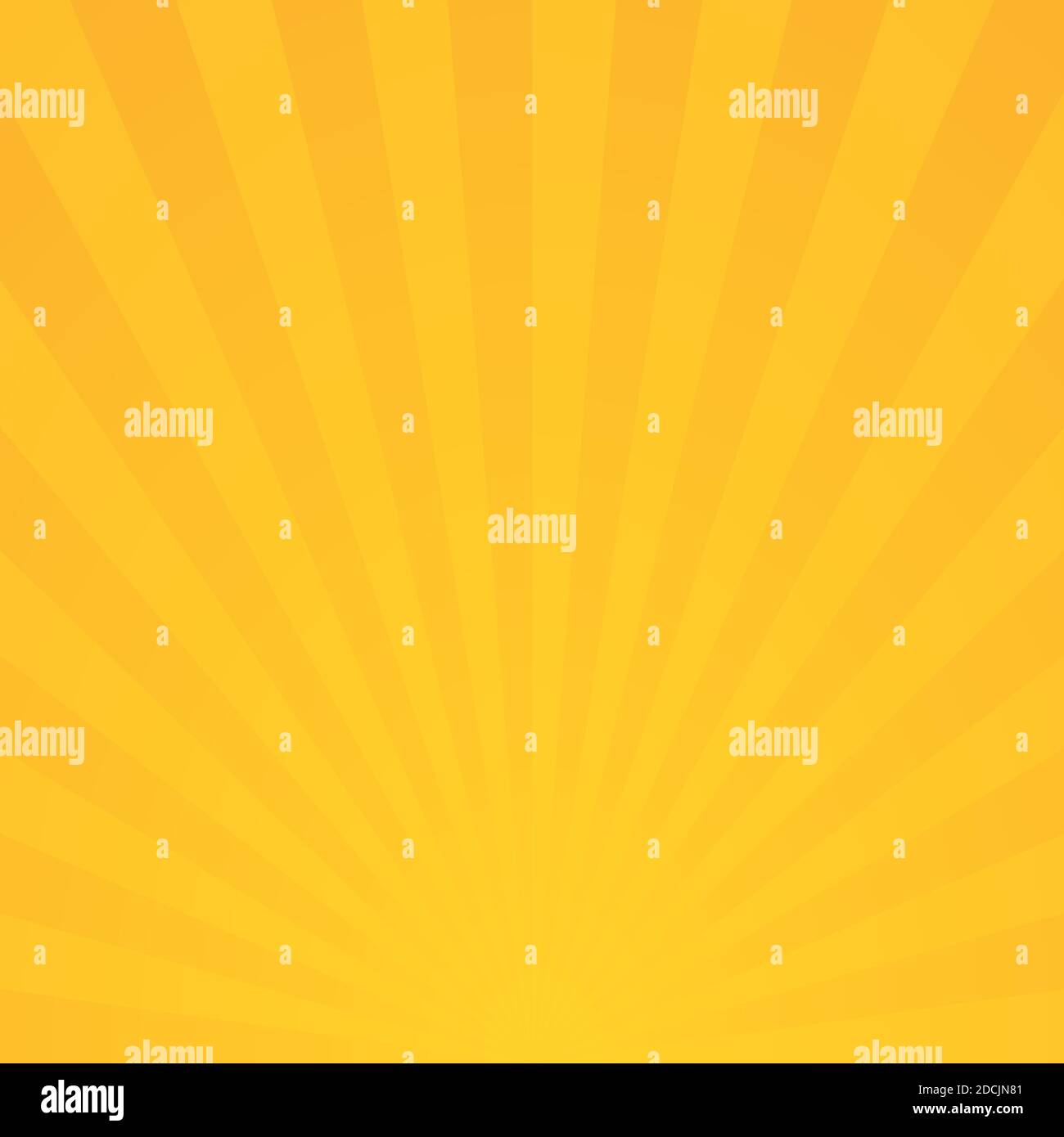 Panoramic yellow comic zoom with lines - Vector illustration Stock ...
