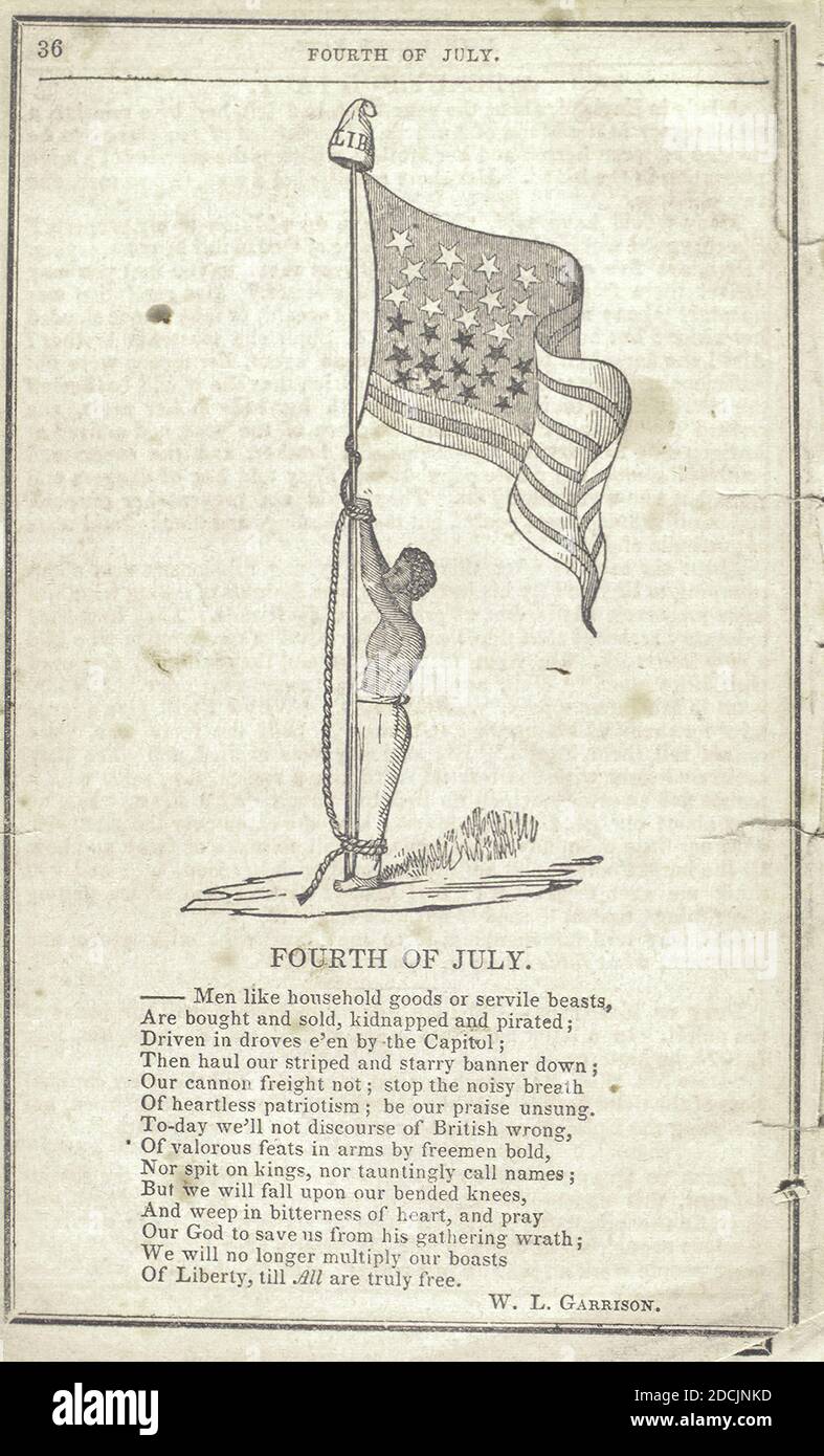 Fourth of July., still image, Illustrations, 1836 - 1844 Stock Photo ...