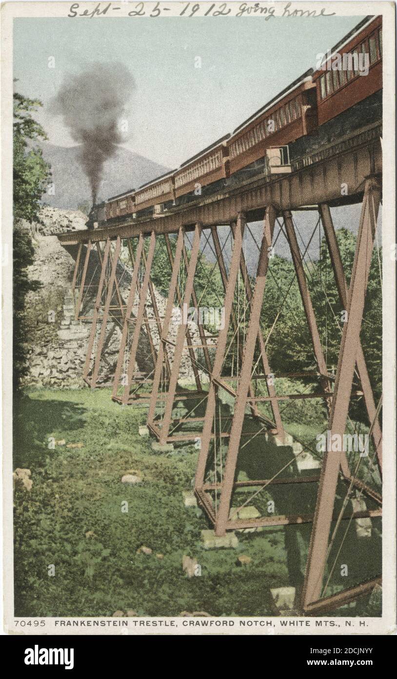 Frankenstein Trestle, Crawford Notch, New Hampshire, still image ...