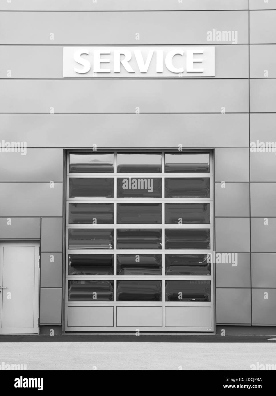 Garage workshop interior repair Black and White Stock Photos & Images ...