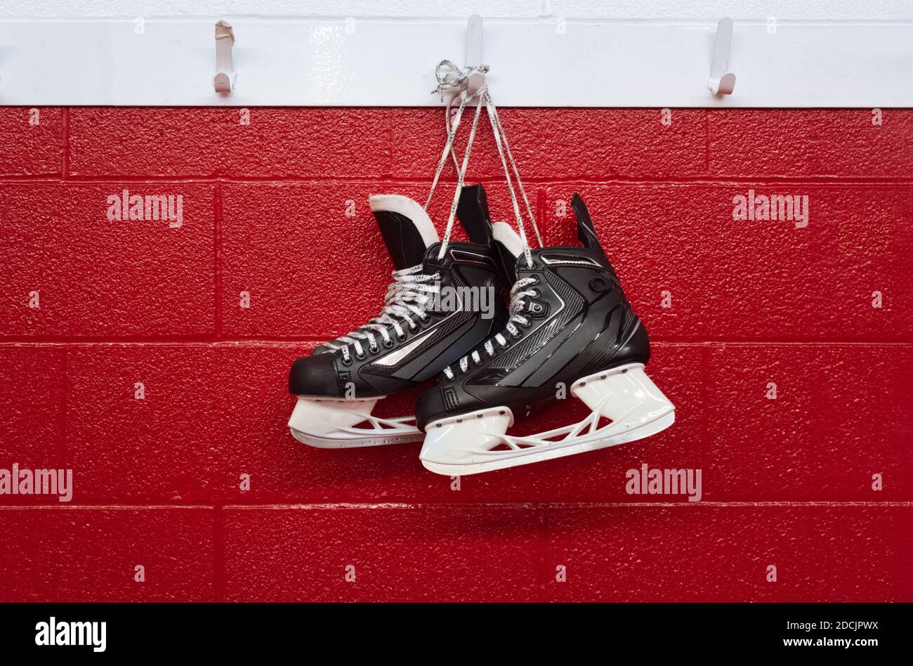 Hanging Ice Hockey Skates