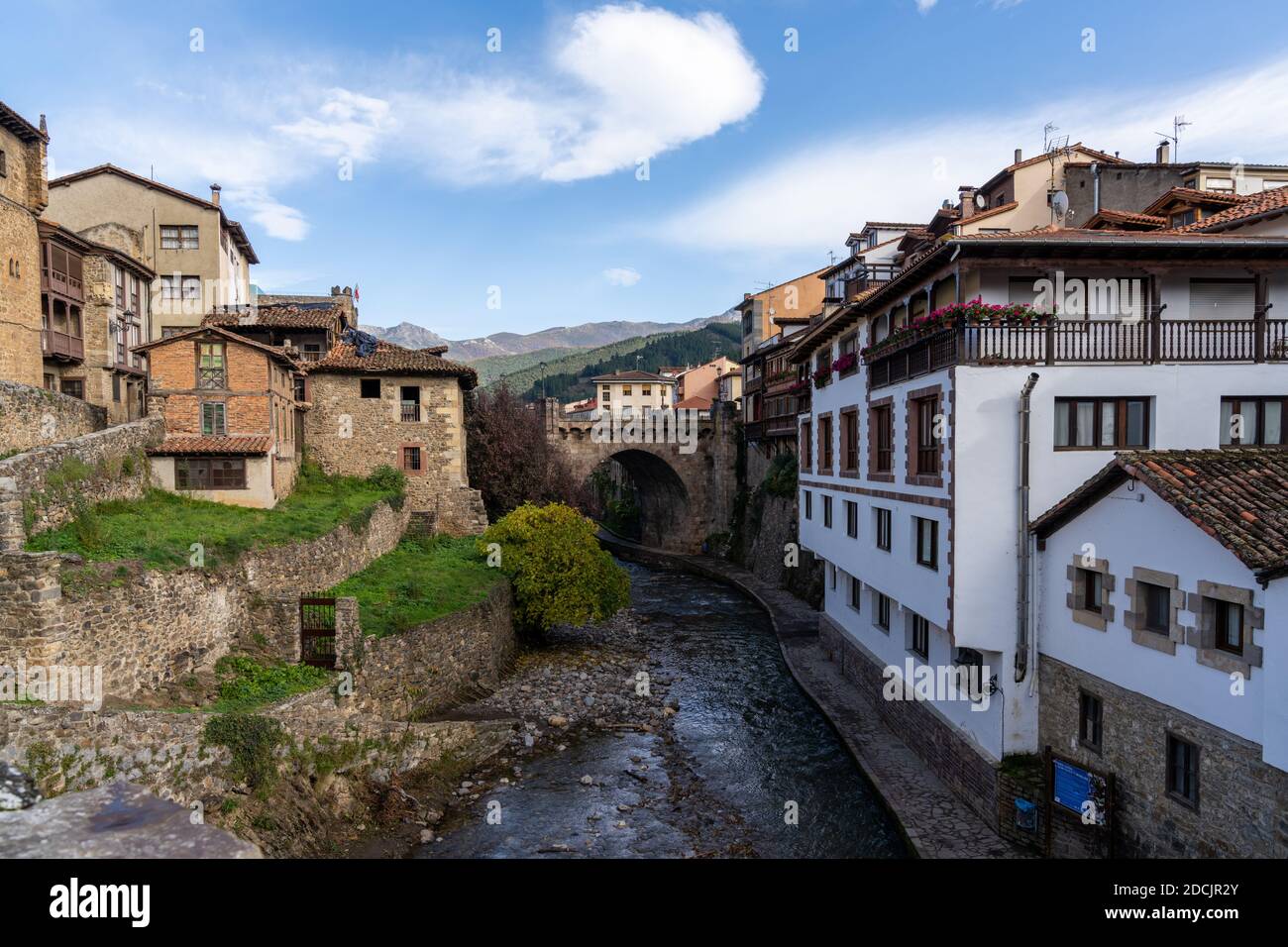 Potes, Cantabria / Spain - 5 November 2020: idyllic Spanish mountain ...