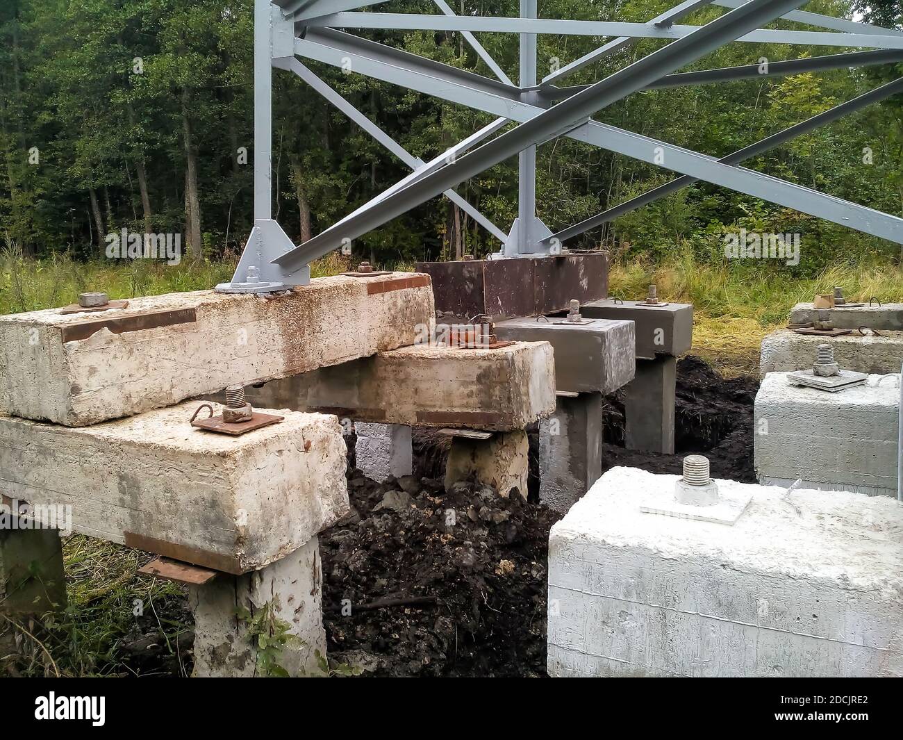 Electrical substation details. Terminal connection Stock Photo - Alamy