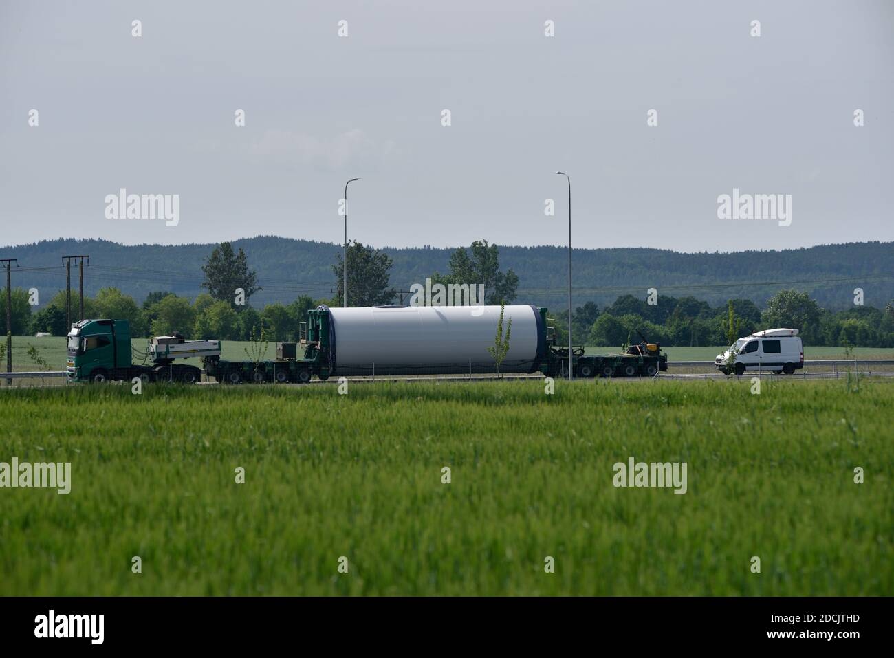 Transport of wind turbine components hi-res stock photography and ...