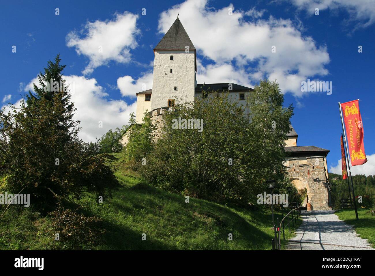 Mauterndorf Castle, medieval hill castle in Mauterndorf, Built by ...