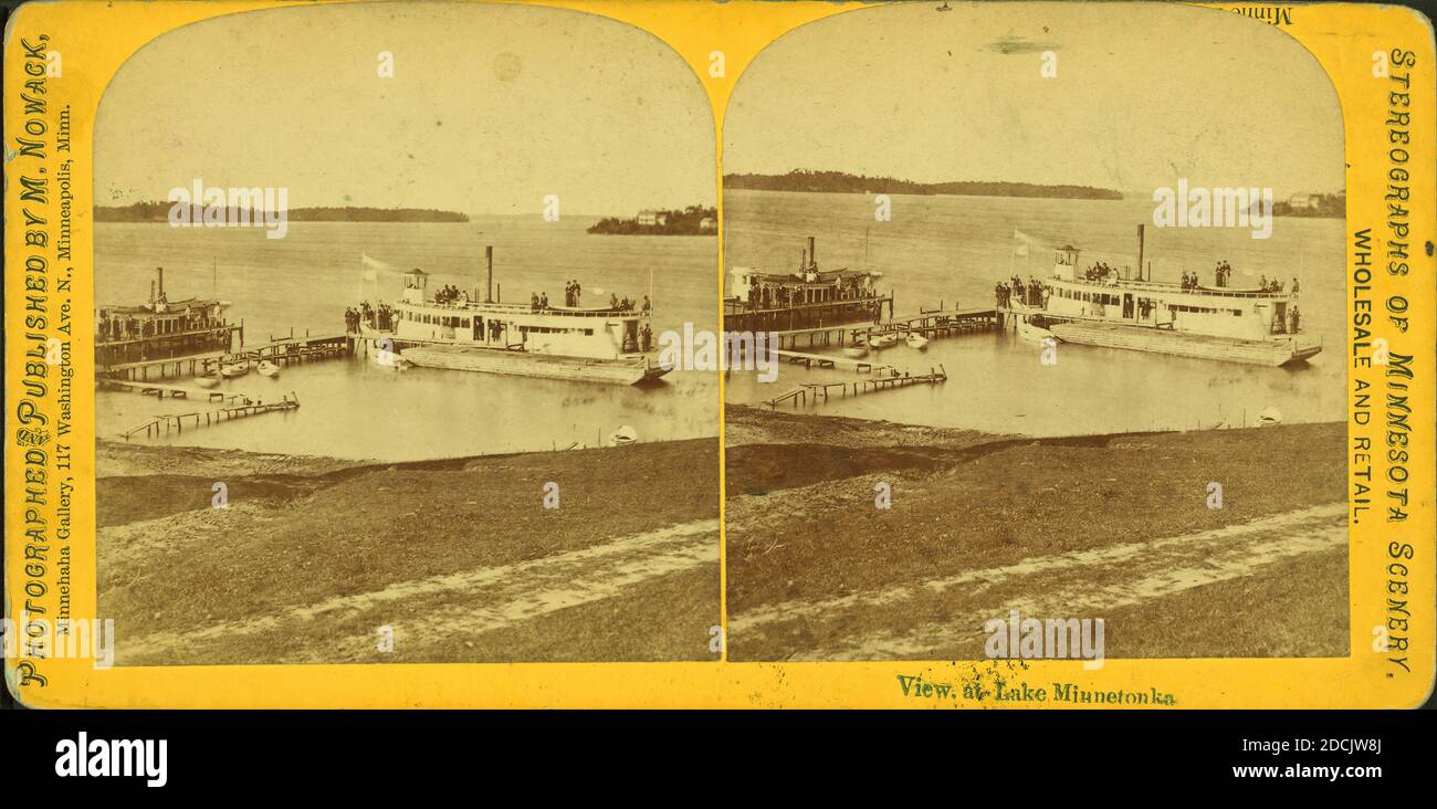 View at Lake Minnetonka., still image, Stereographs, 1850 - 1930 ...