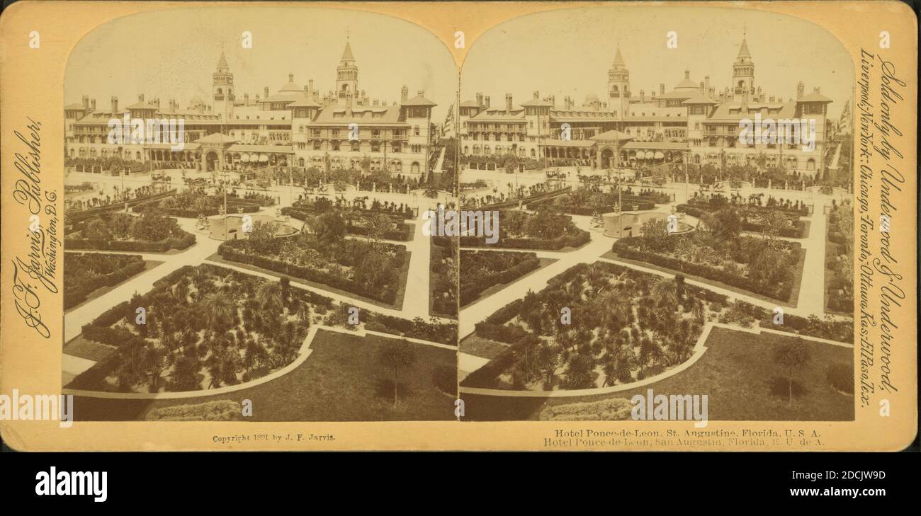 Hotel Ponce de Leon, St. Augustine, Fla., still image, Stereographs ...