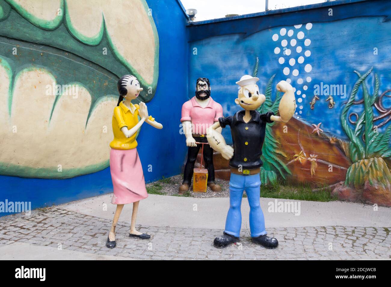 Popeye Sculpture , Theme park of Harikalar Diyari - public park, Ankara ...