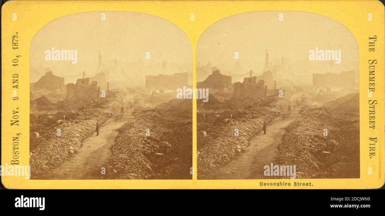 Devonshire Street., still image, Stereographs, 1872 Stock Photo - Alamy