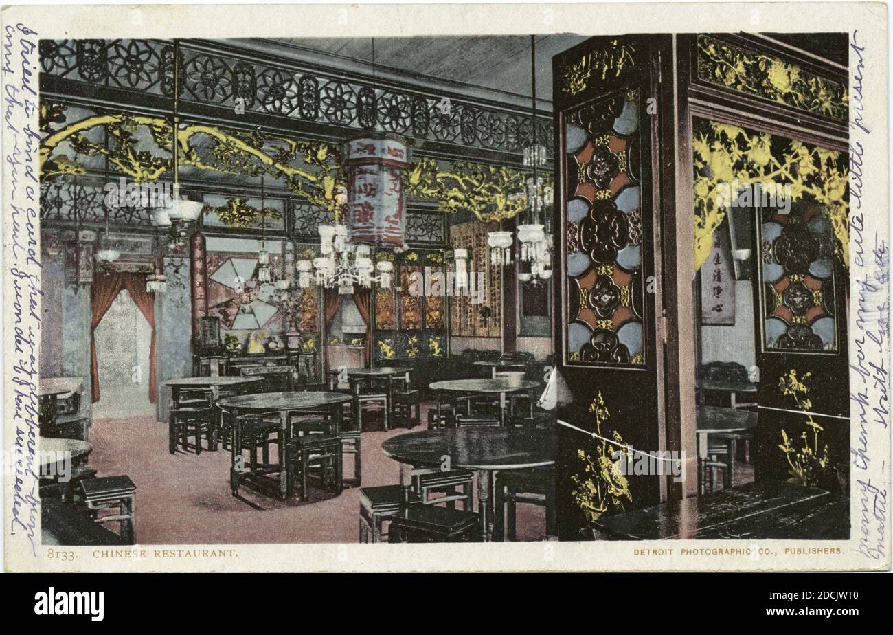 A Chinese Restaurant, San Francisco, Calif., still image, Postcards ...