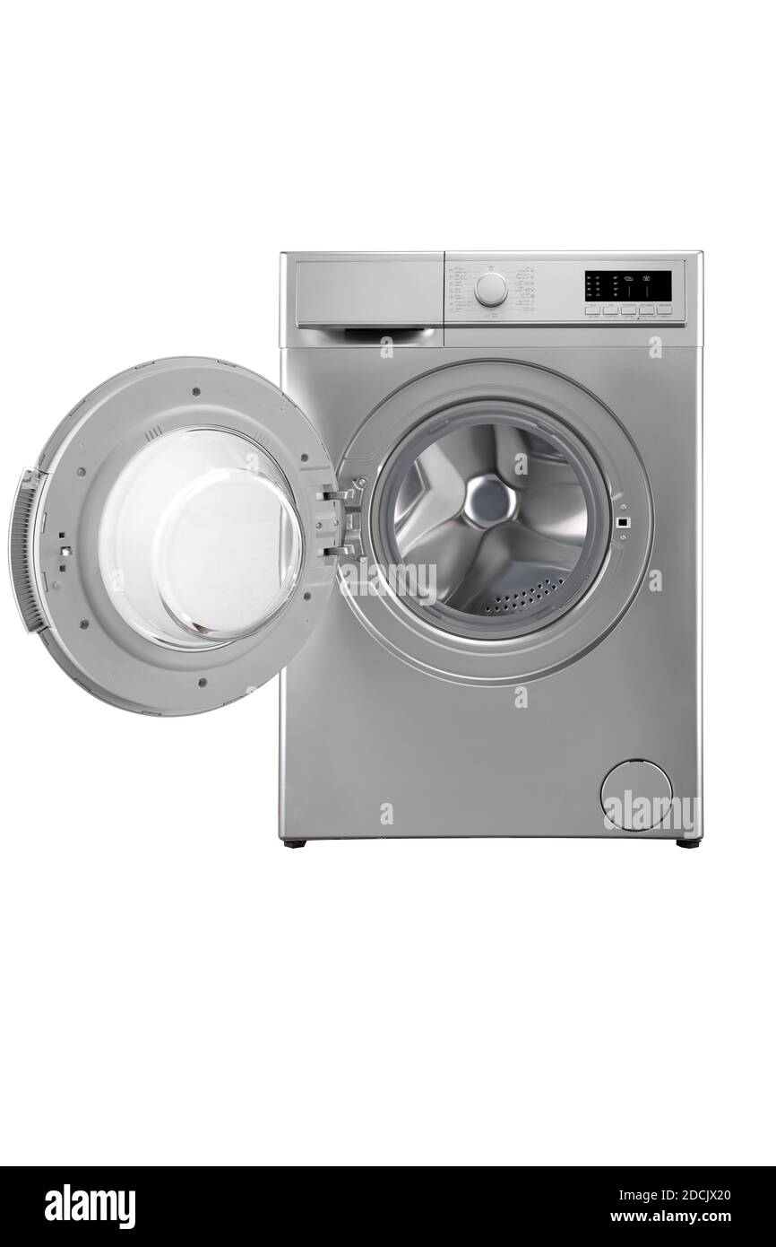 washing machine isolated on white background Stock Photo - Alamy