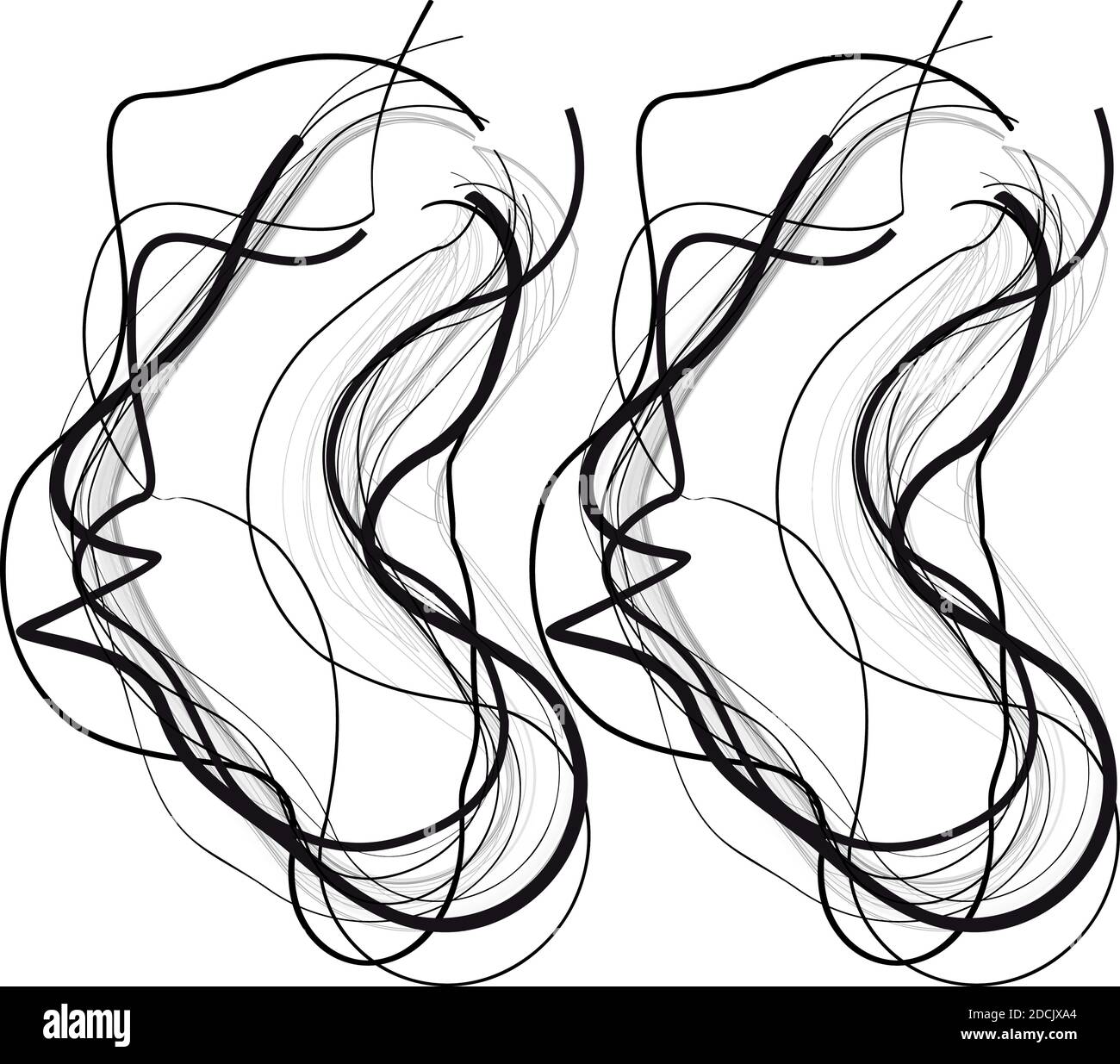Abstract Doodle Symbol Vector illustration Stock Vector Image & Art - Alamy