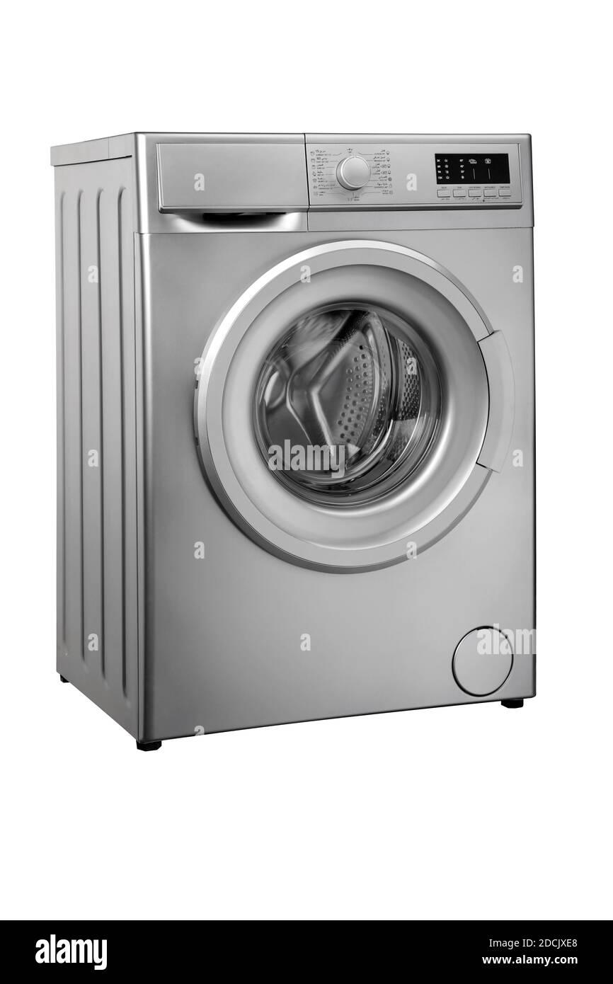 washing machine isolated on white background Stock Photo - Alamy