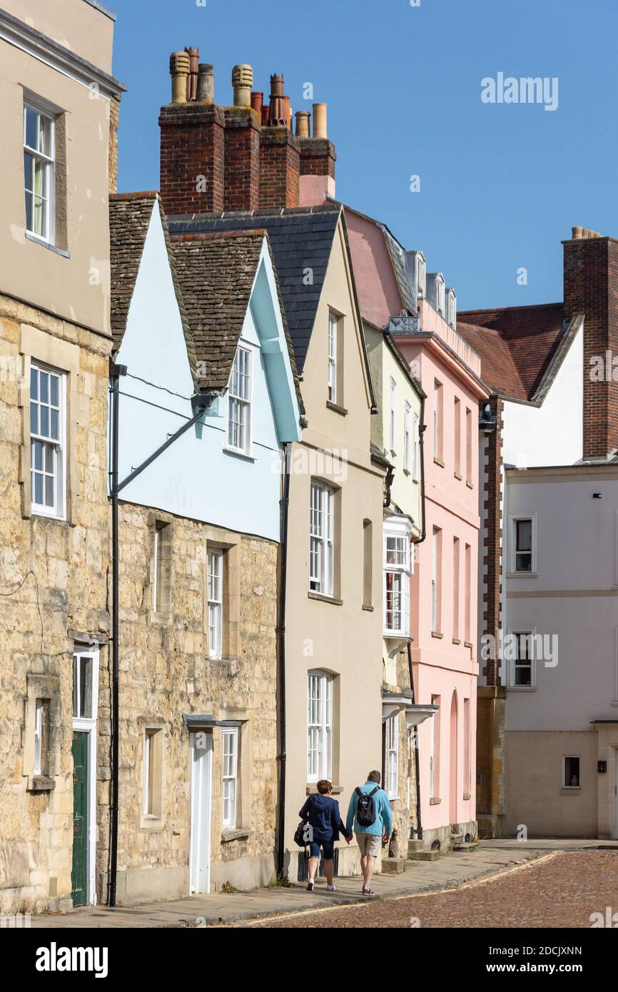Period buildings, Merton Street, Oxford, Oxfordshire, England, United ...