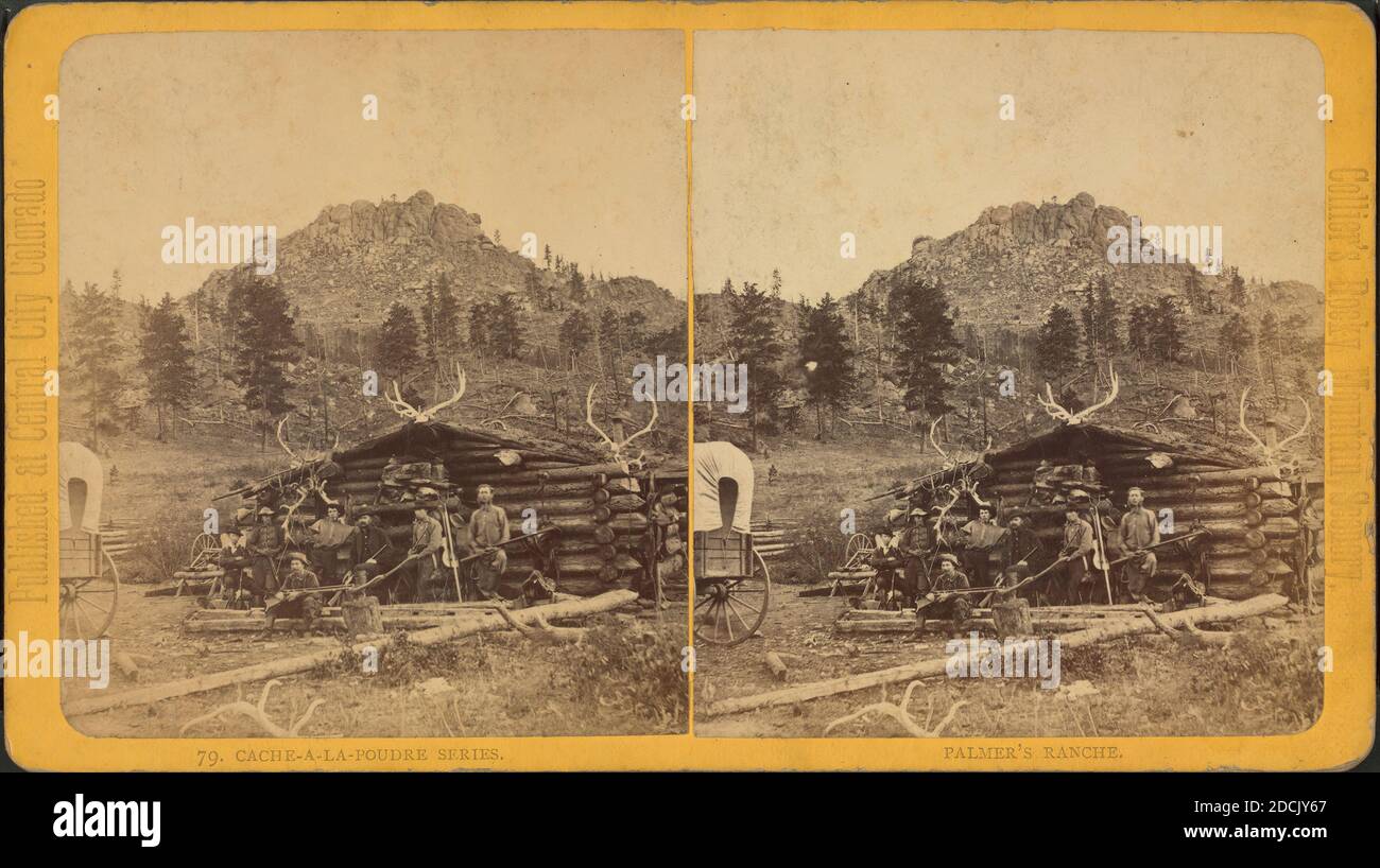 Palmer's ranch., still image, Stereographs, 1850 - 1930 Stock Photo - Alamy