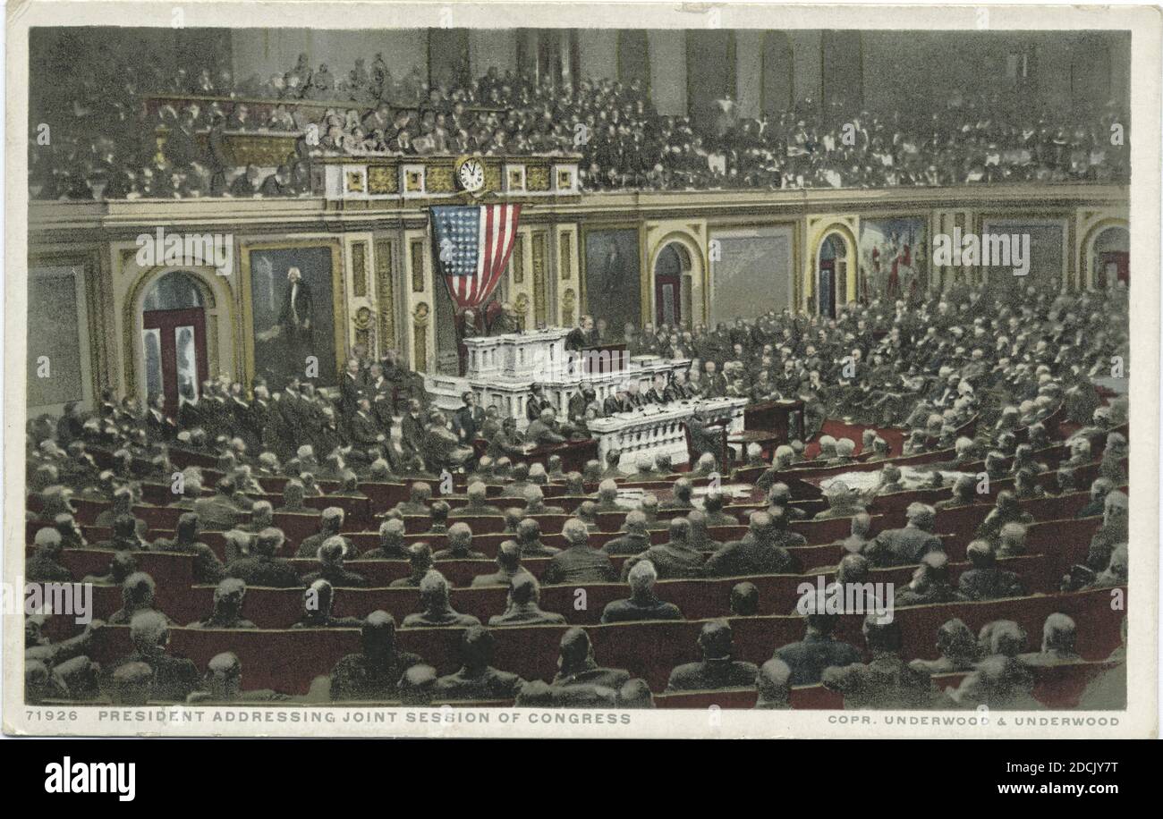 President Addressing Joint Session of Congress, Washington, D. C ...