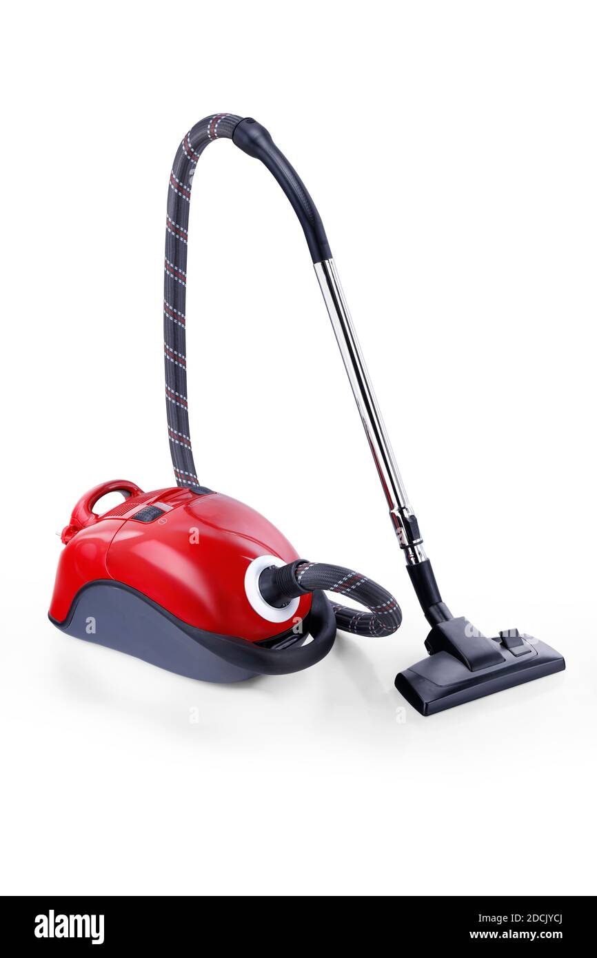 Vacuum cleaner isolated on a white background Stock Photo - Alamy