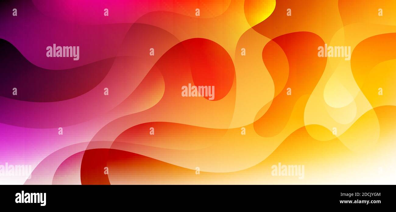 Abstract background trendy fluid vibrant color gradient shape dynamic ...