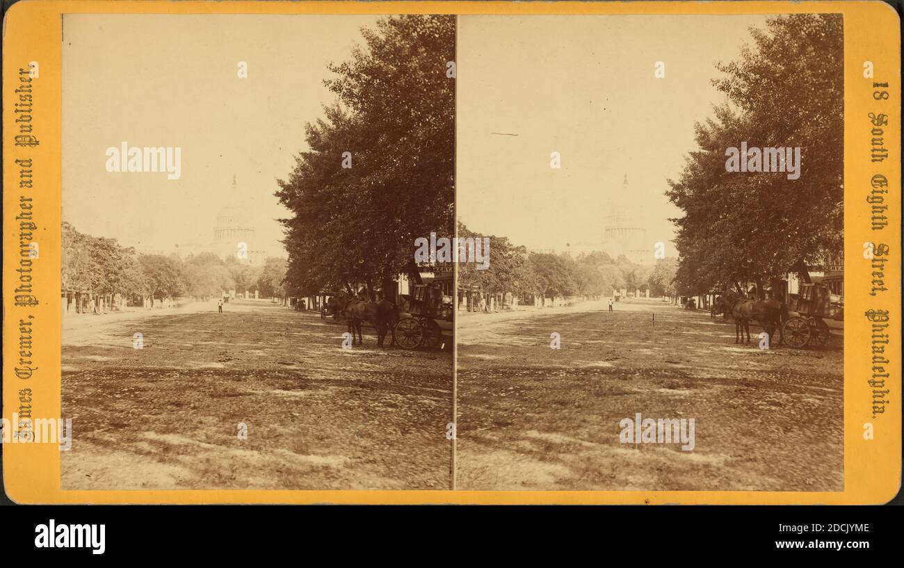 Pennsylvania Ave. Washington, D.C., still image, Stereographs, 1860 ...