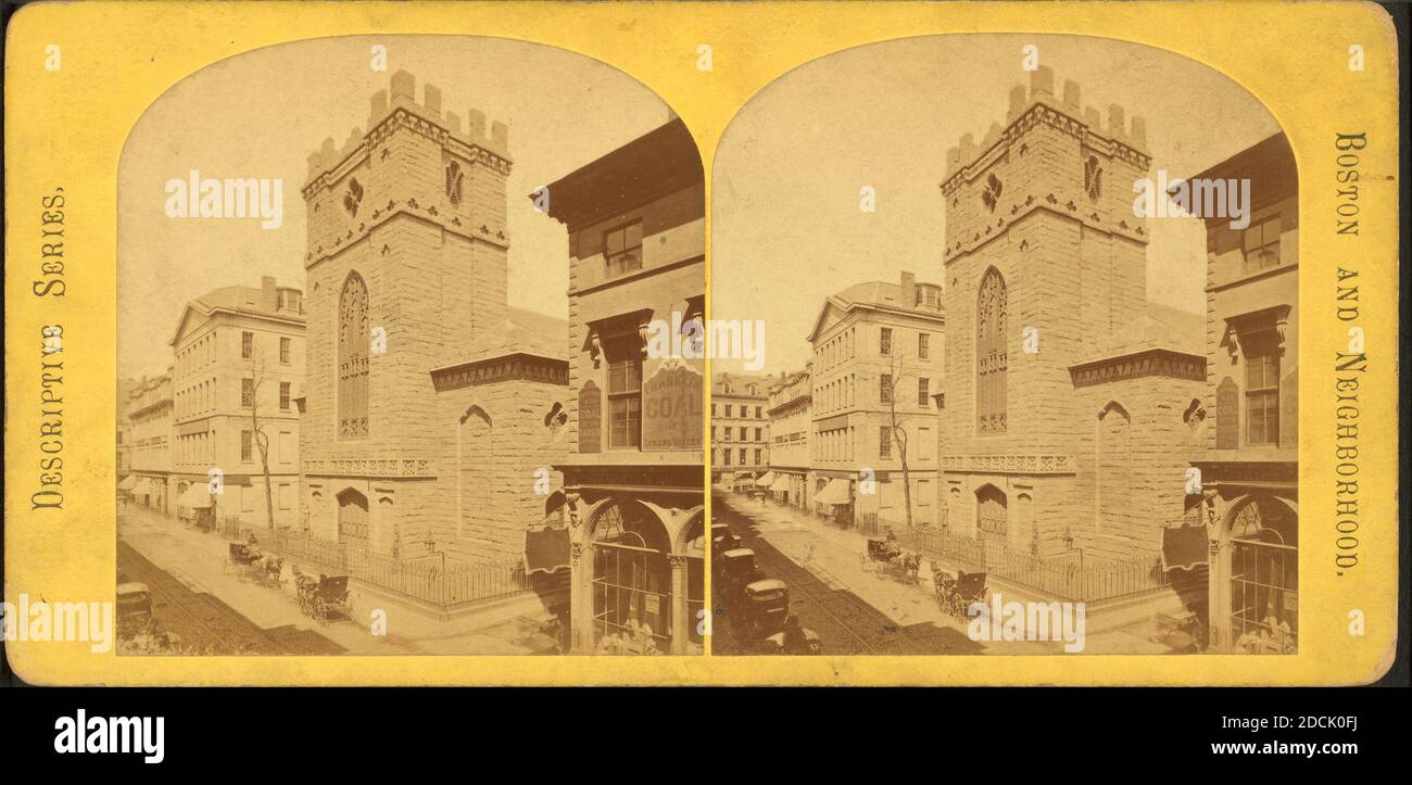 Trinity Church, destroyed by fire, November 10, 1873., still image ...