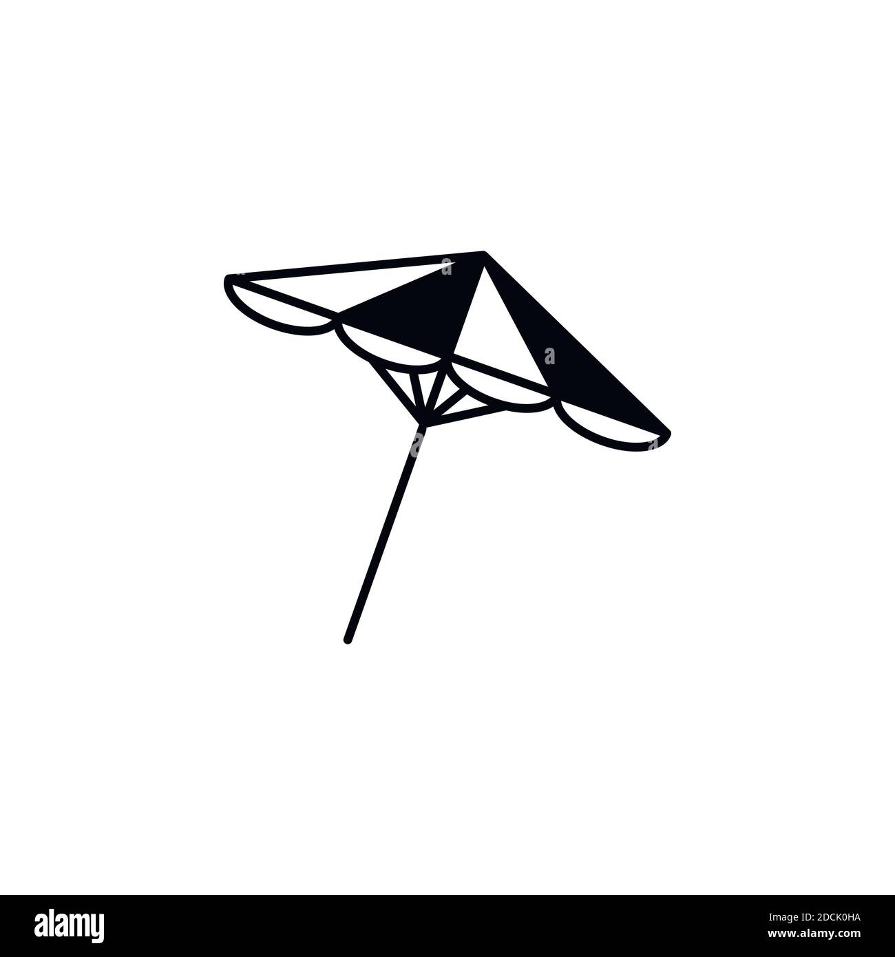 Sun Umbrella Icon Stock Vector Image & Art - Alamy