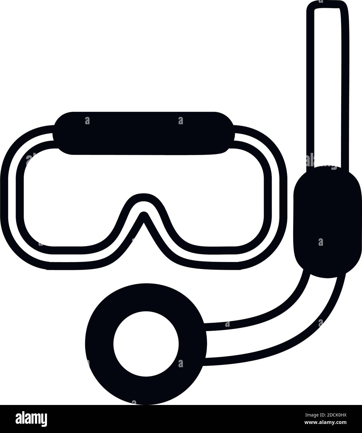 Mask for diving icon, vector, illustration on white background Stock ...