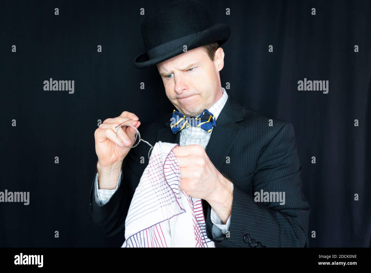 Old english gentleman bowler hat hi-res stock photography and images ...