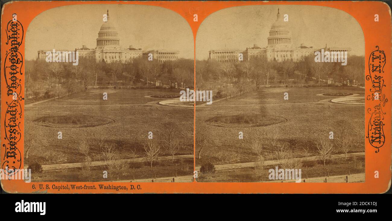 U.S. Capitol. West Front, Washington, D.C., still image, Stereographs ...