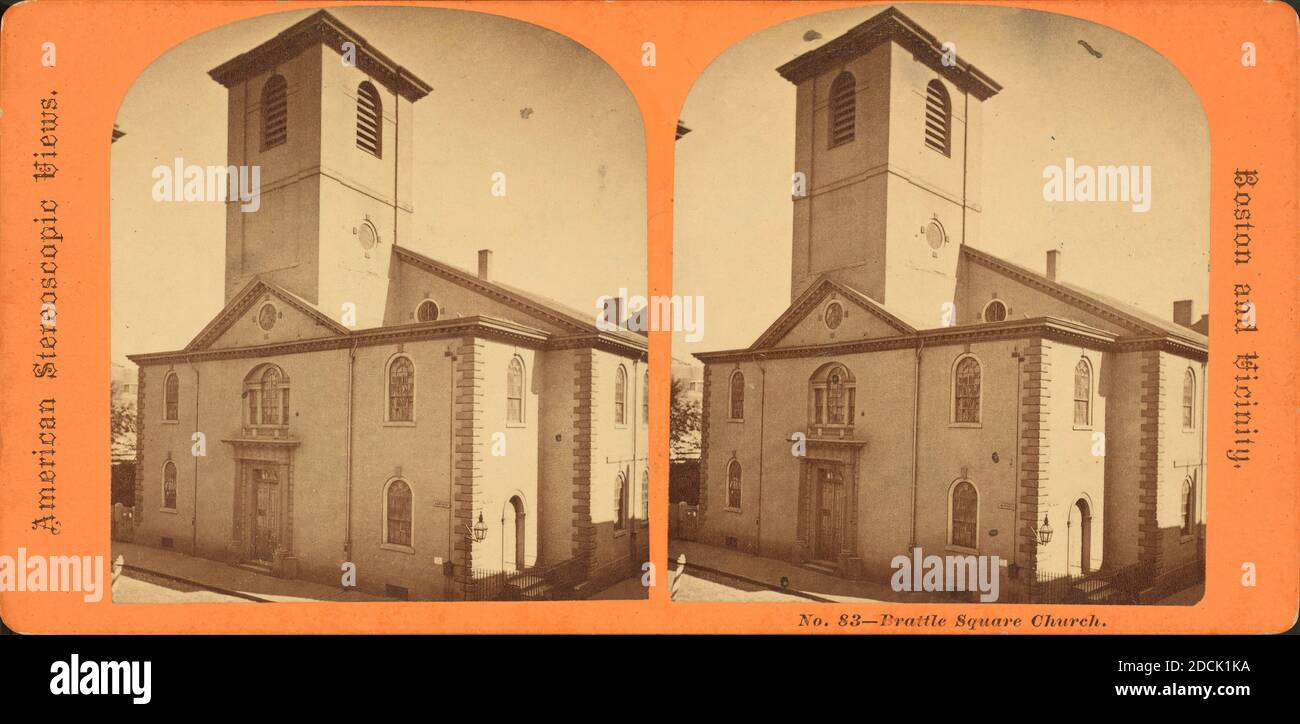 Brattle church hi-res stock photography and images - Alamy