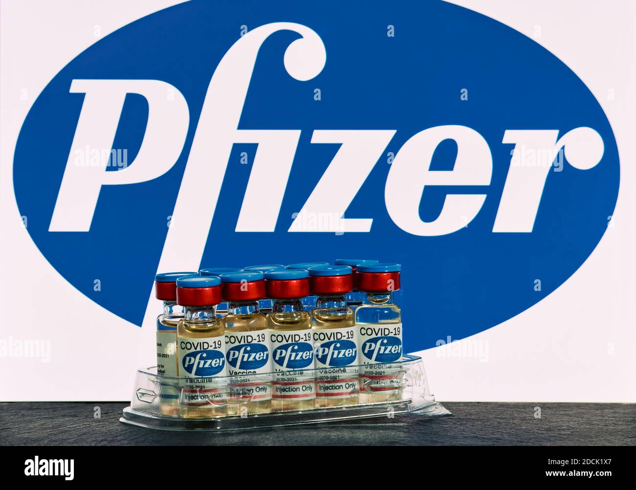 Pfizer new logo hi-res stock photography and images - Alamy